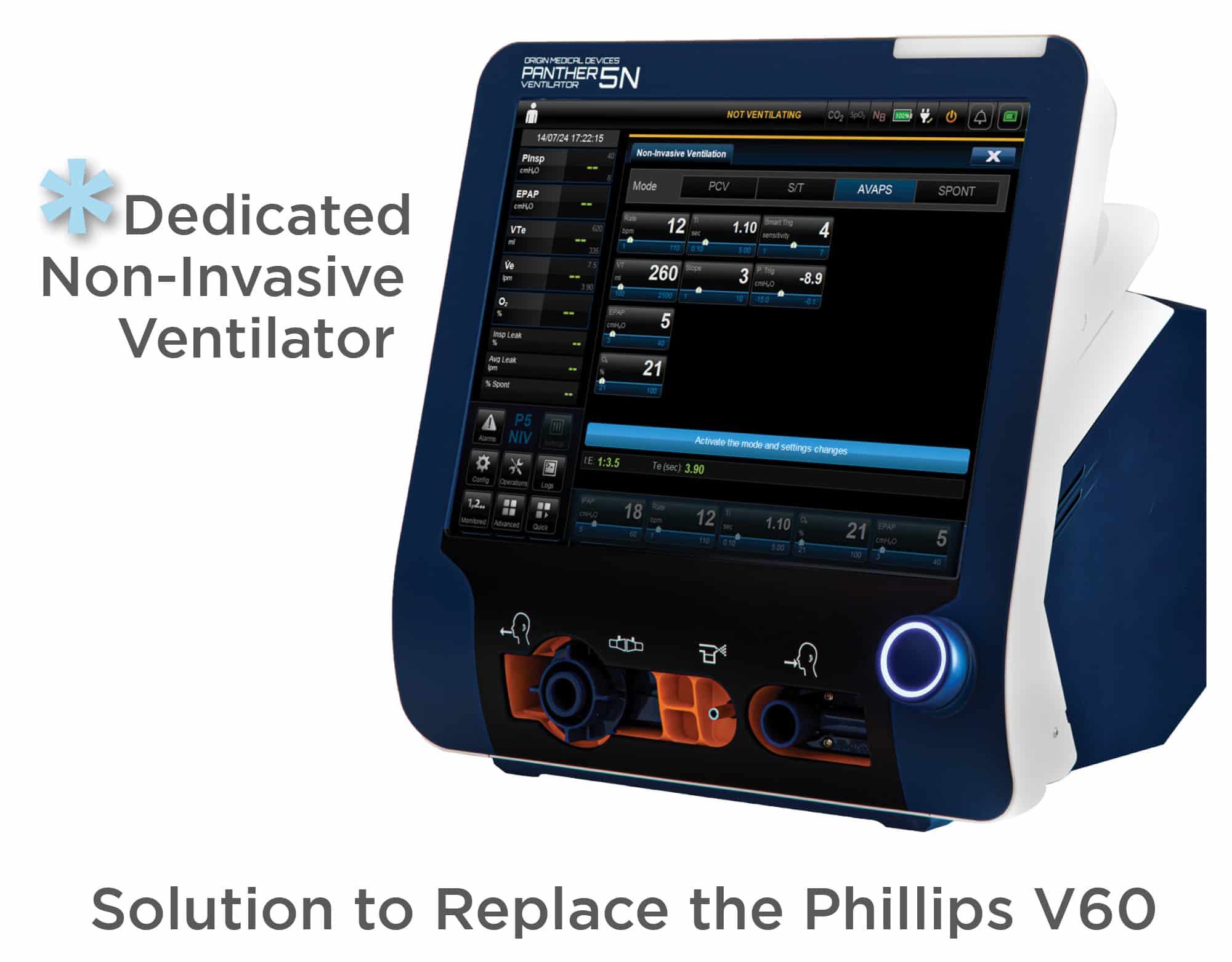 P5N: High-Performance, Dedicated Non-Invasive Ventilator with Advanced ...