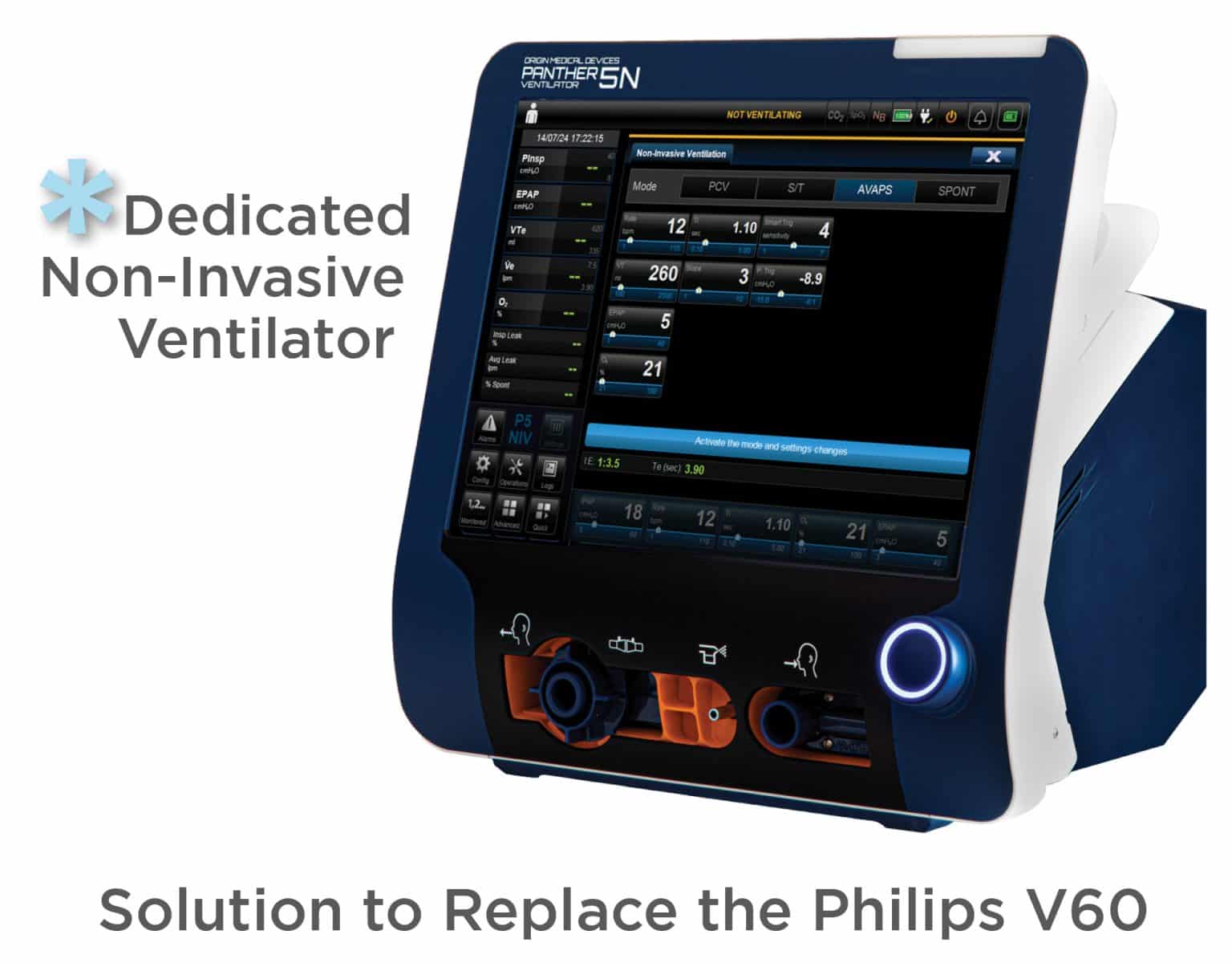 P5N: High-Performance, Dedicated Non-Invasive Ventilator with Advanced ...
